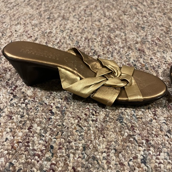 Shoes | Fair Condition Gold Sandals | Poshmark